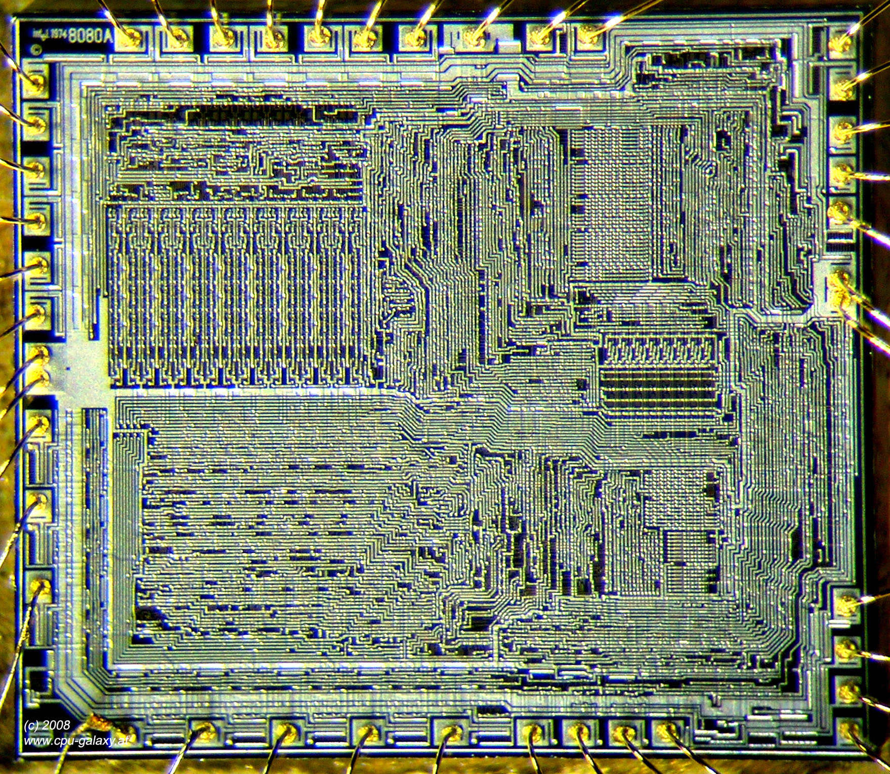 Cpu Glaxy At Vintage Intel 8080 Section